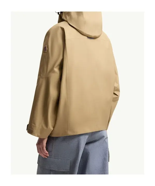 Moncler Santec Gore-tex Hooded Jacket - Beige