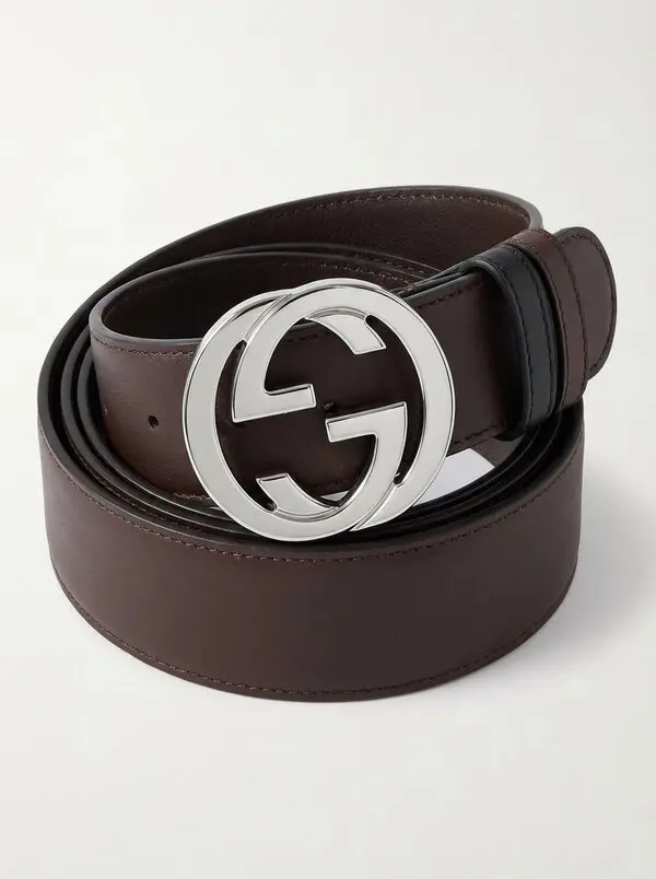 Gucci Reversible Signature Buckle Belt - Black