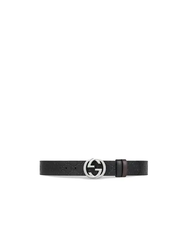 Gucci Reversible Signature Buckle Belt