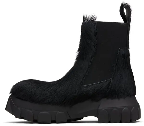 Rick Owens Round-toe Ankle Boots