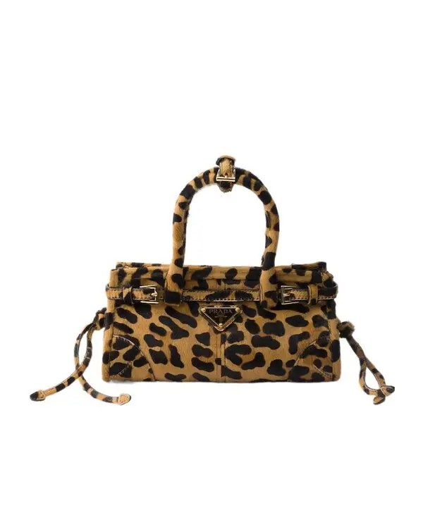 Prada Bonnie Mini Shoulder Bag - Brown