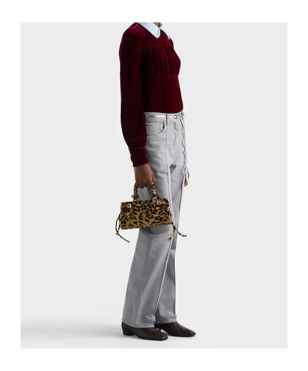 Prada Bonnie Mini Shoulder Bag - Brown