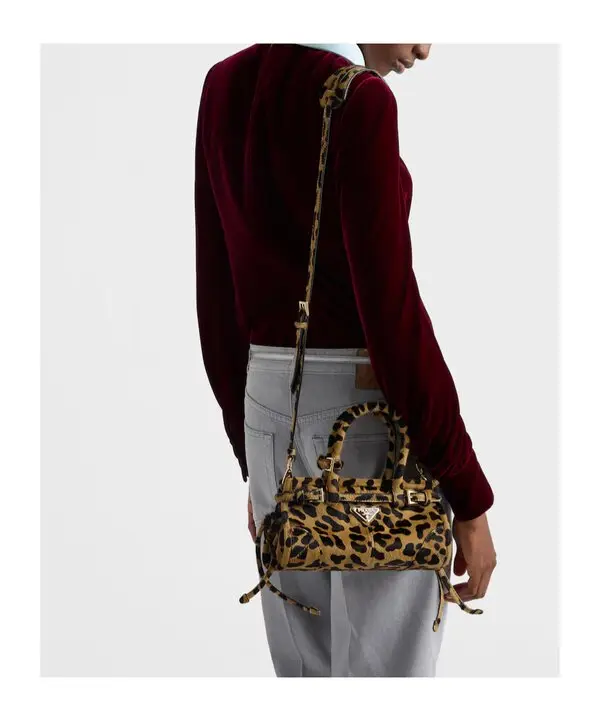 Prada Bonnie Mini Shoulder Bag - Brown