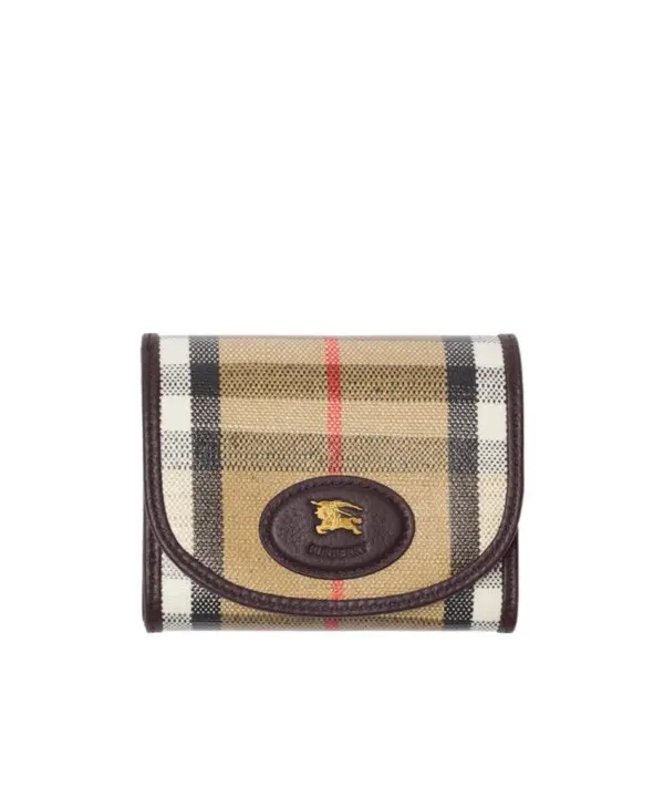 Burberry Highlands Compact Wallet - Sand
