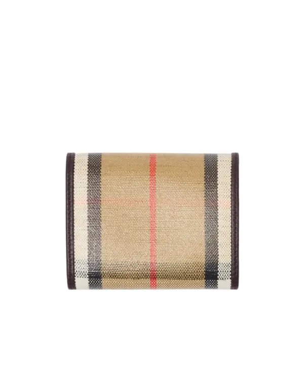 Burberry Highlands Compact Wallet - Sand
