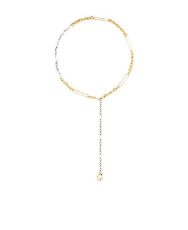 Givenchy G Link Two-tone Necklace - Yellow