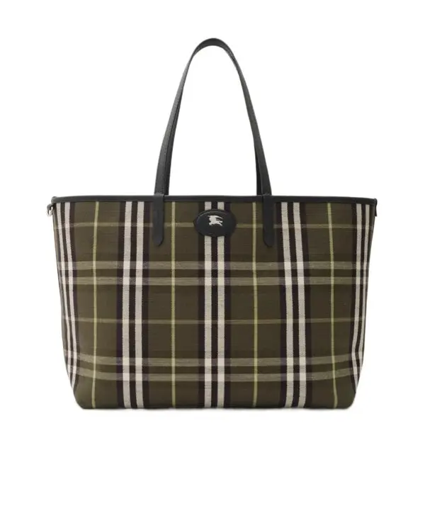 Burberry Reversible Medium Bloomsbury Tote Bag - Shrub Green/slate Gray