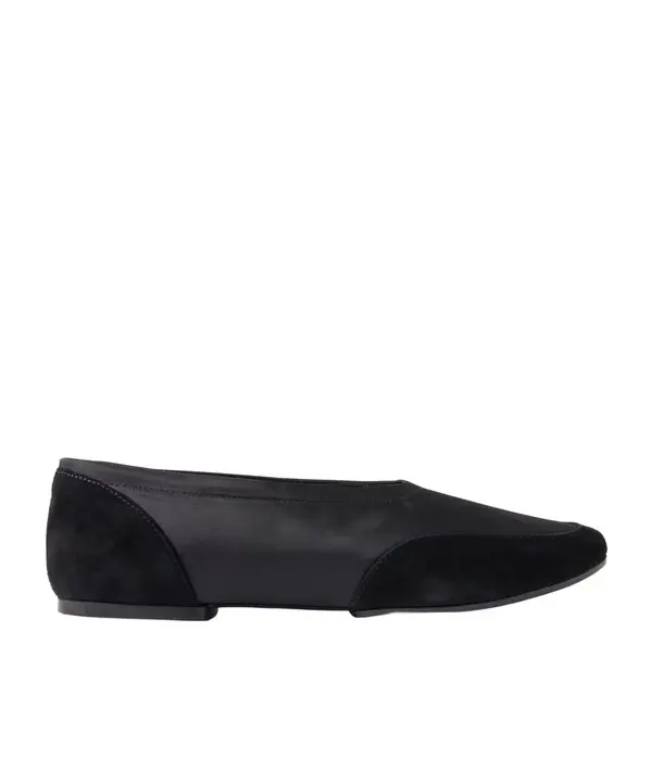 Staud Alba Sport Ballet Flats - Black