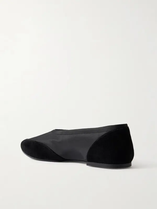 Staud Alba Sport Ballet Flats - Black