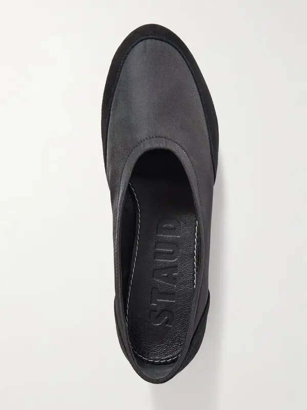 Staud Alba Sport Ballet Flats - Black