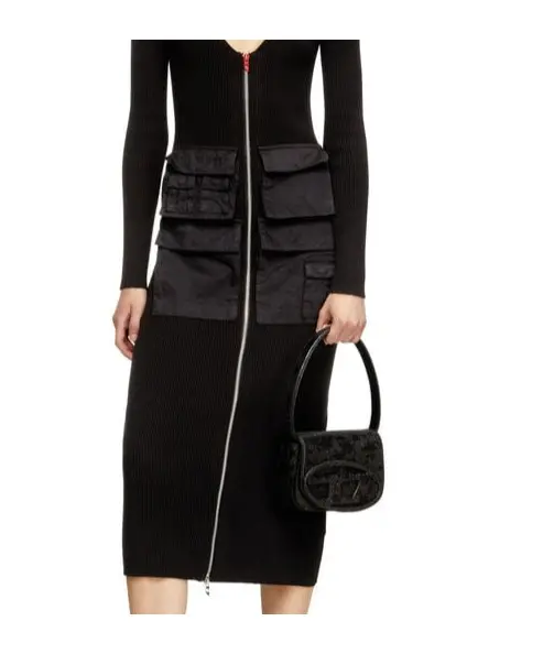DIESEL® 1dr Shoulder Bag - Black