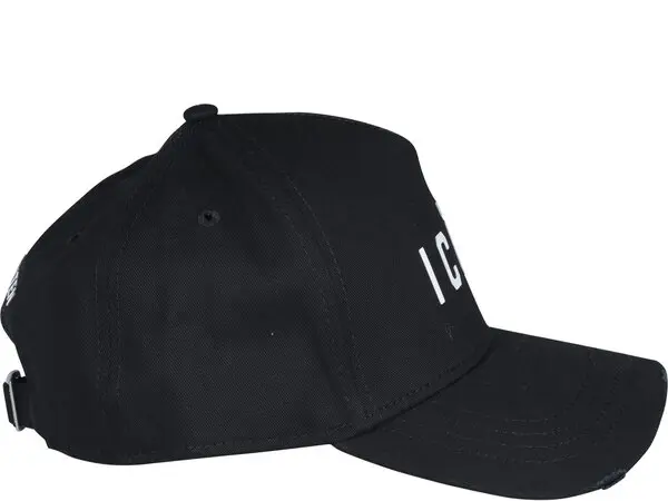 Dsquared2 Logo Printed Distressed Baseball Cap