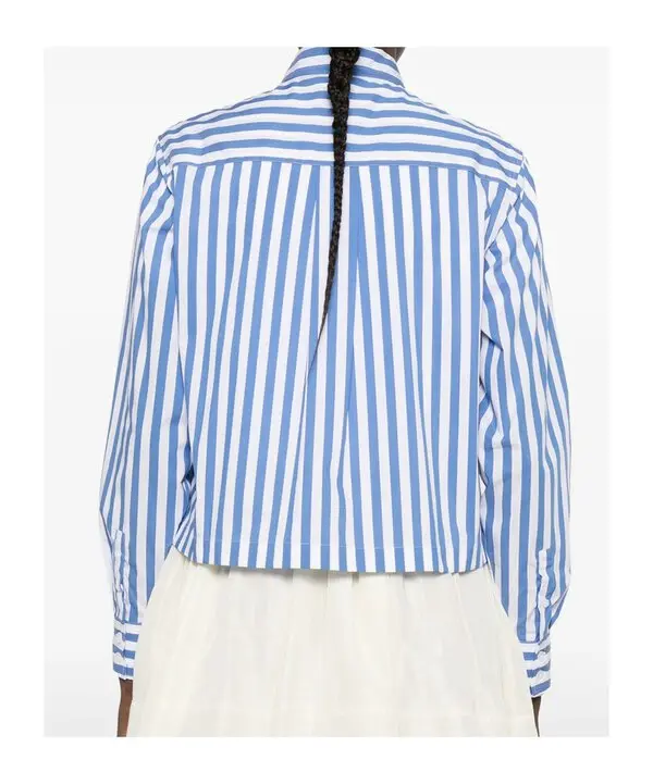 Maison Labiche Striped Long Sleeve Shirt