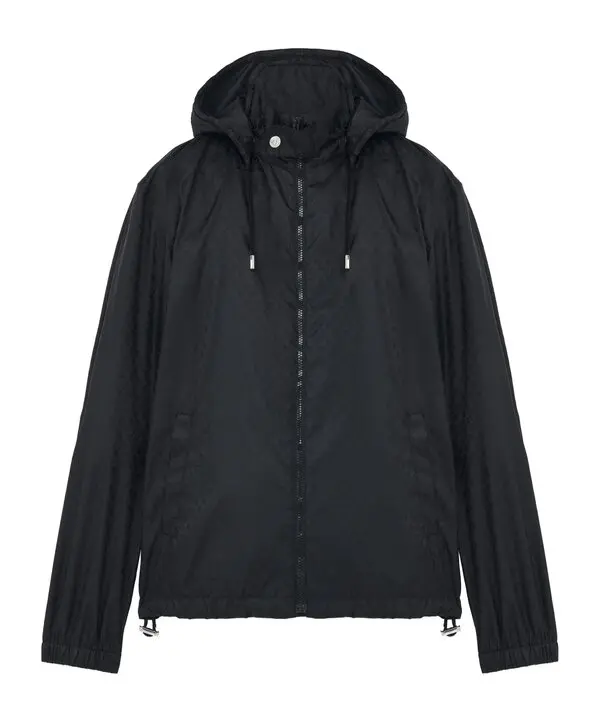 Alexander McQueen Skull Jacquard Hooded Jacket