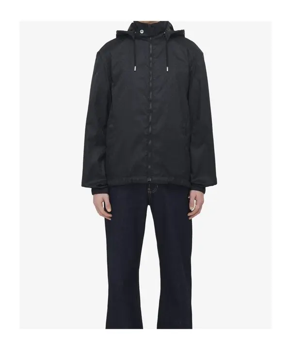 Alexander McQueen Skull Jacquard Hooded Jacket