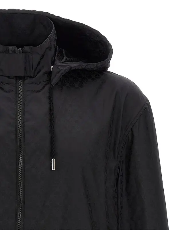 Alexander McQueen Skull Jacquard Hooded Jacket