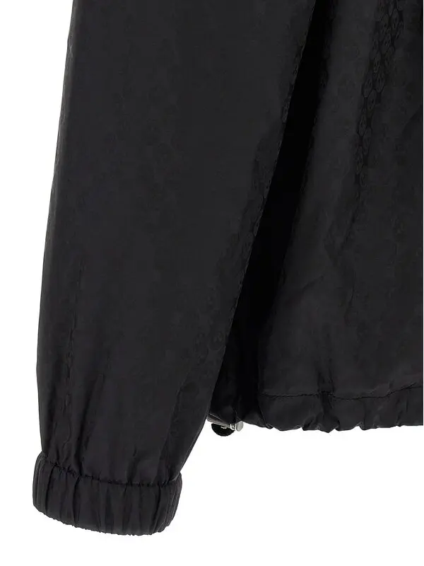 Alexander McQueen Skull Jacquard Hooded Jacket