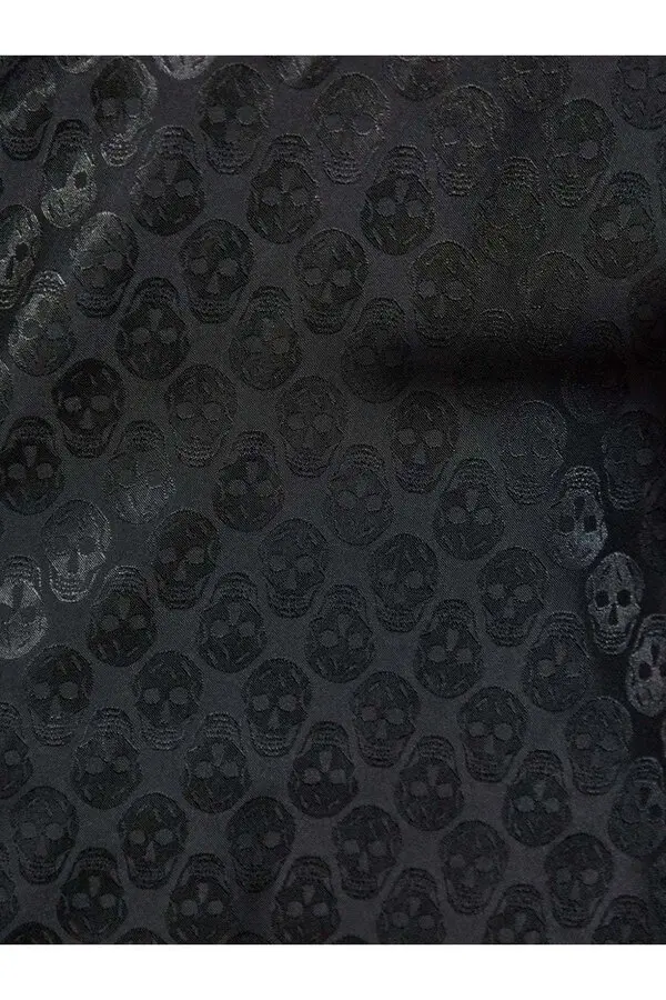 Alexander McQueen Skull Jacquard Hooded Jacket