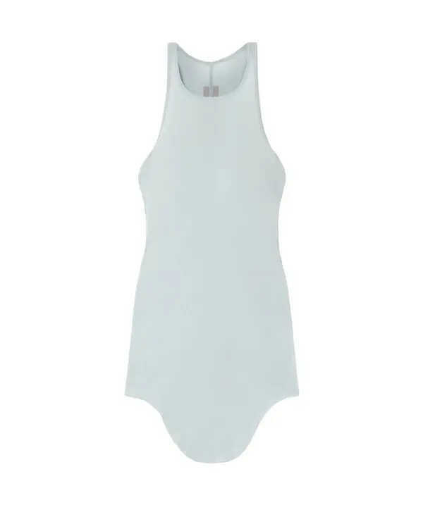 Rick Owens Round Neck Sleeveless Racer Strap Vest - Light Blue
