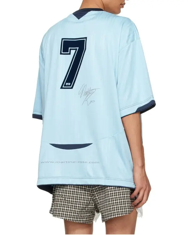 Martine Rose V-neck Football T-shirt