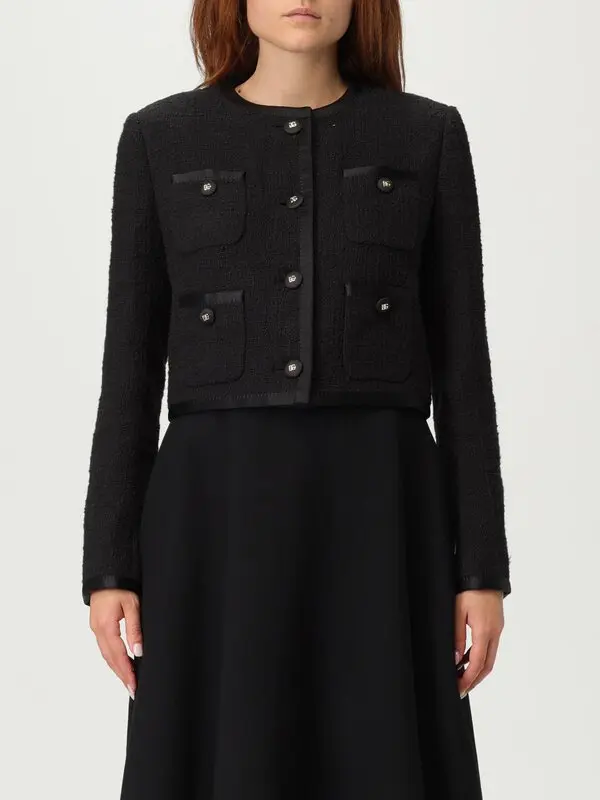 Dolce & Gabbana Dg Button Detailed Cropped Jacket