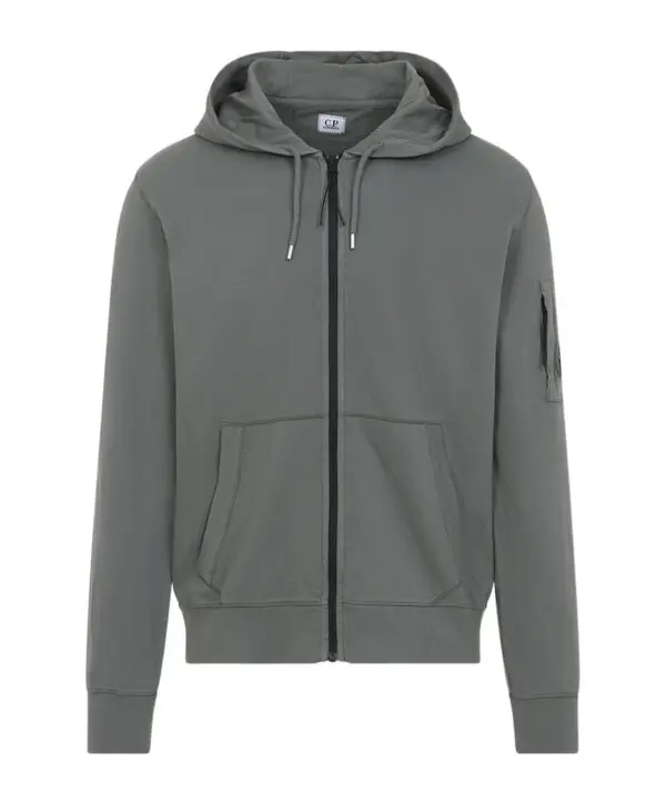 C.P. COMPANY Goggle Zip-up Hoodie - Gray