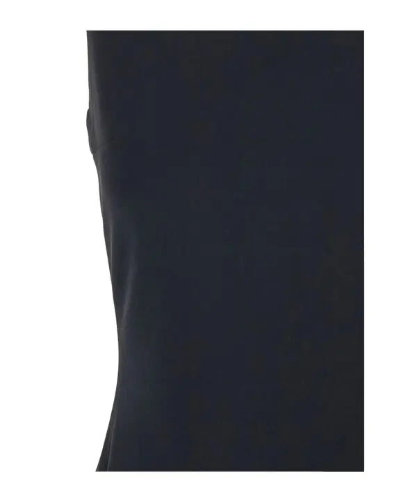 Solace London Square Neck Cut-out Dress - Black
