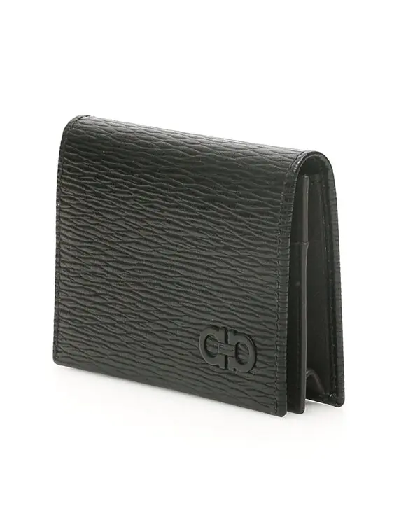 FERRAGAMO Gancini Textured Cardholder