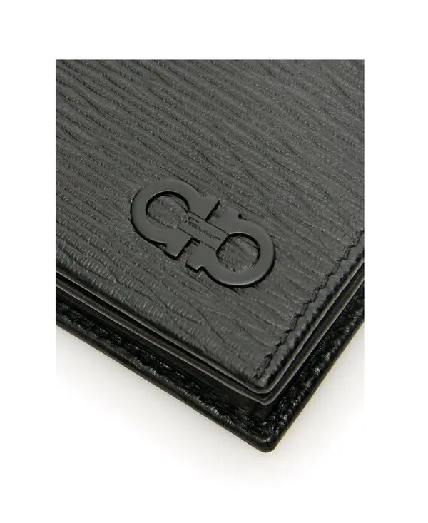 FERRAGAMO Gancini Textured Cardholder