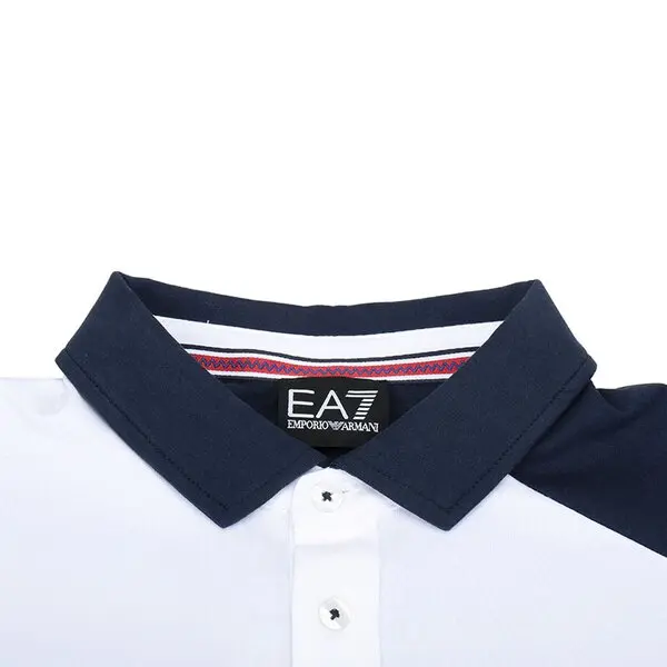 EA7 Navy Blue Polo Shirt