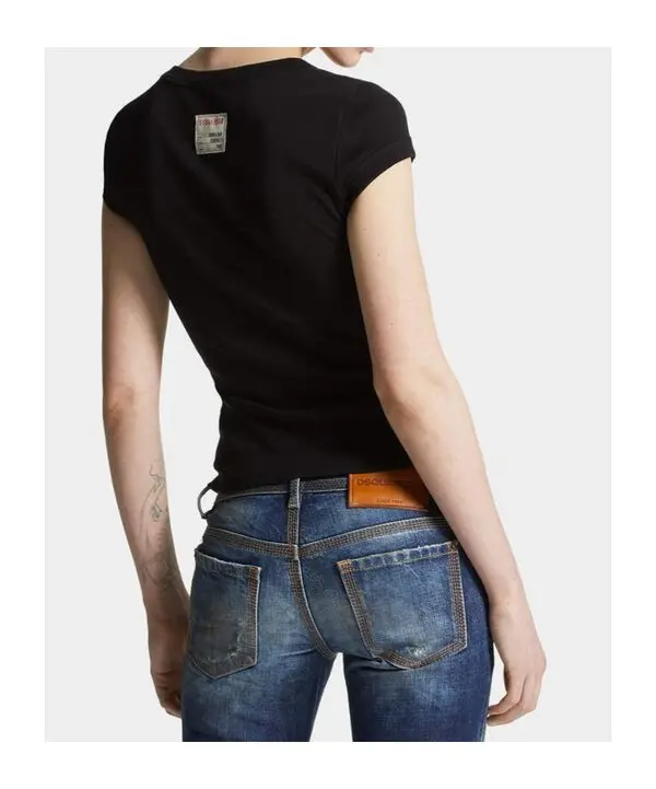 Dsquared2 Slim Fit Crewneck T-shirt With 'sexy' Print