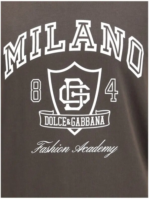 Dolce & Gabbana Dolce Gabbana Logo Printed Long-sleeved T-shirt