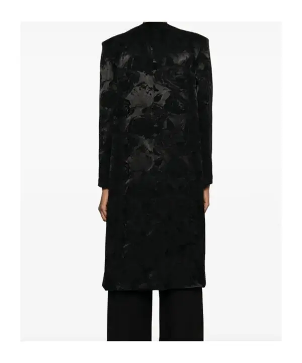 Dries Van Noten Long Sleeve Graphic Pattern Coat