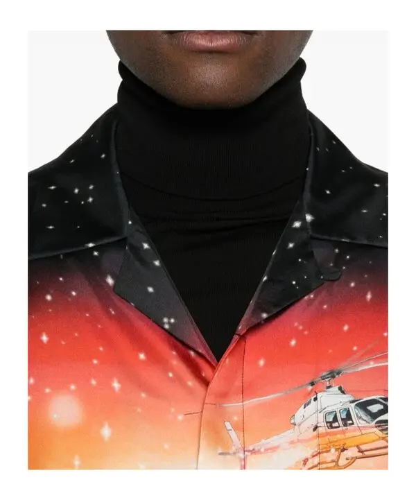 Casablanca Printed Long-sleeve Shirt