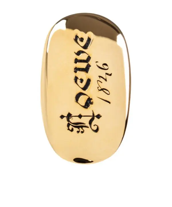Loewe Oval Logo Ring - Golden