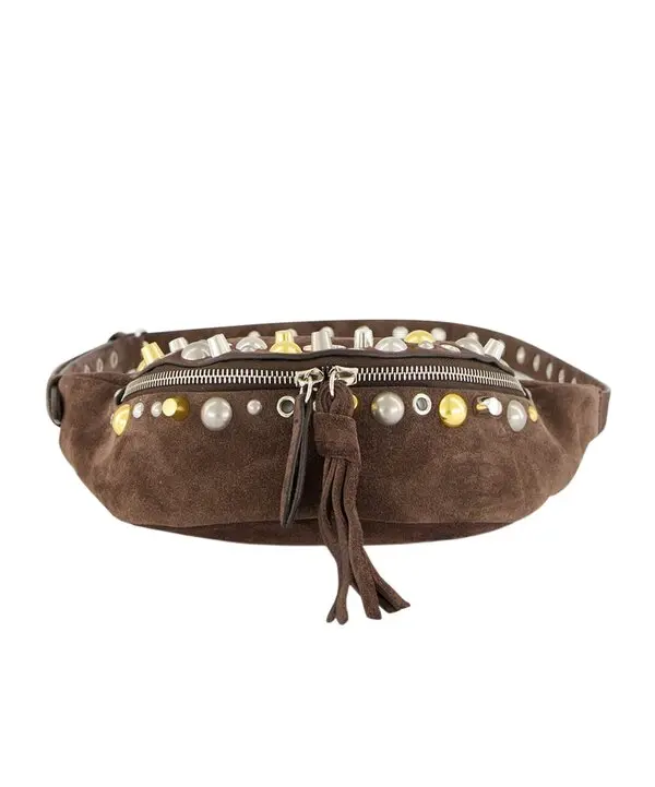 Valentino Garavani Rockstud Belt Bag - Brown