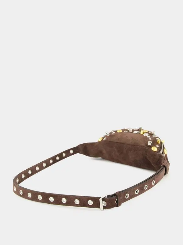 Valentino Garavani Nellecote Studded Belt Bag - Brown