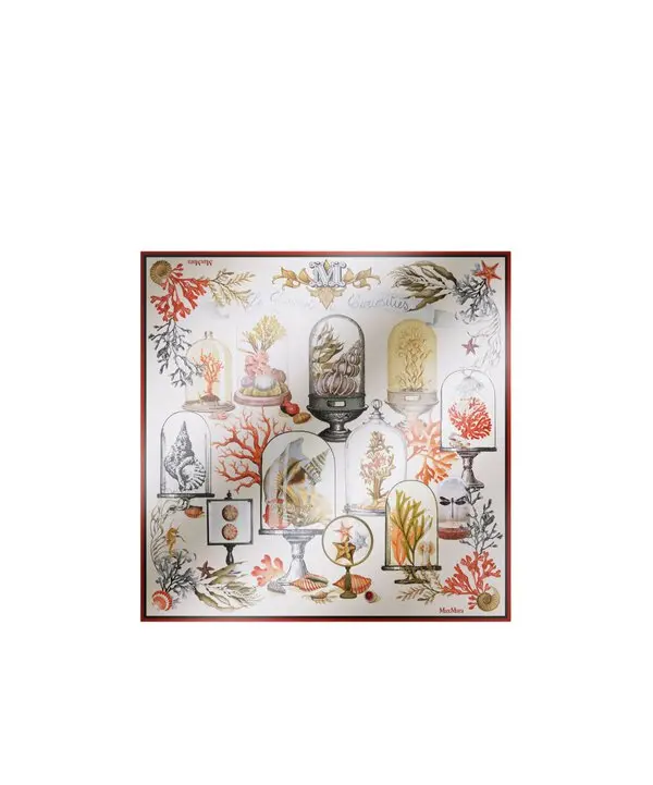 Max Mara Printed Scarf - Beige