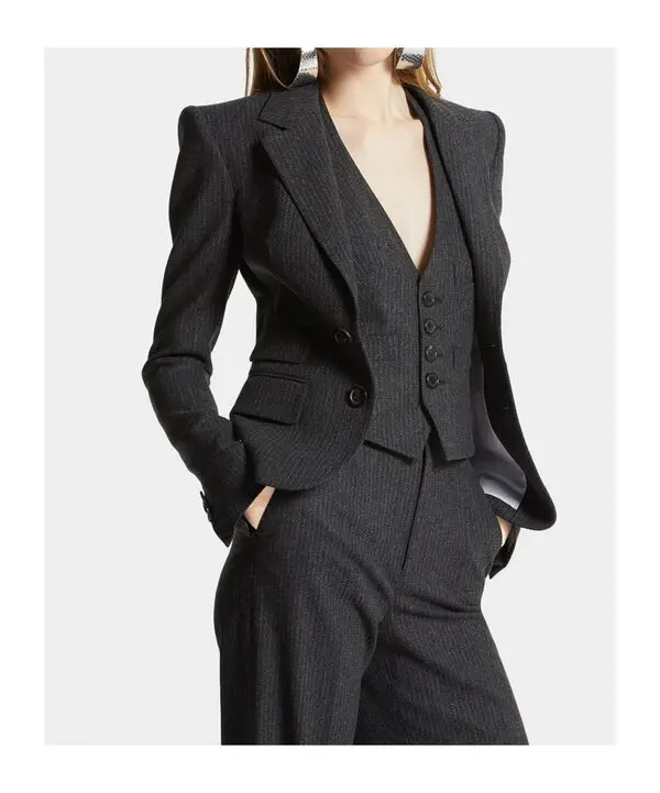 Dsquared2 Single-breasted Pinstripe Blazer - Honey