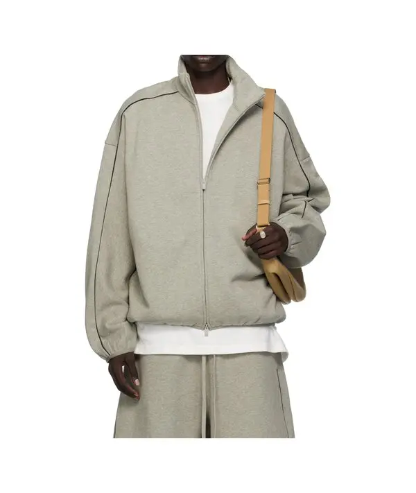 Fear Of God Stand Collar Zip-up Jacket - Nude