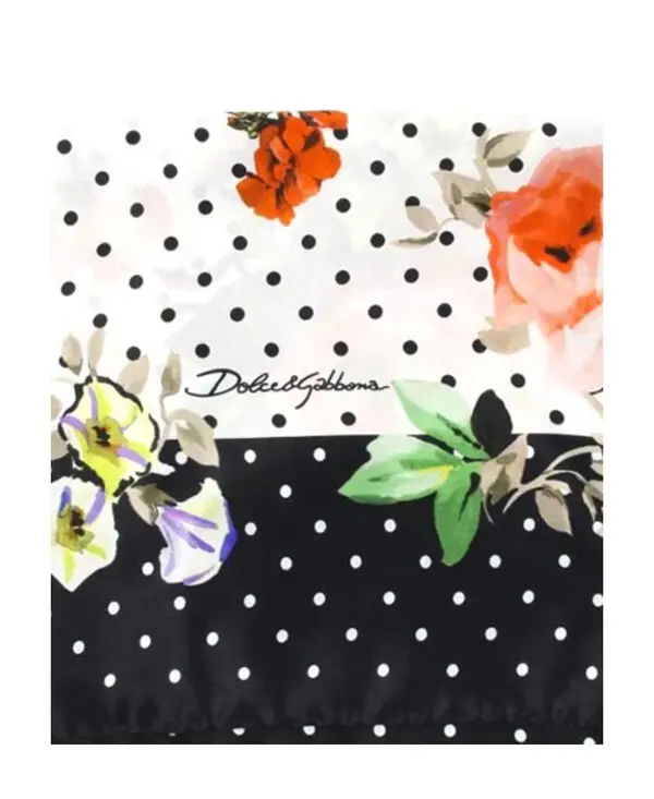Dolce & Gabbana Printed Silk Scarf