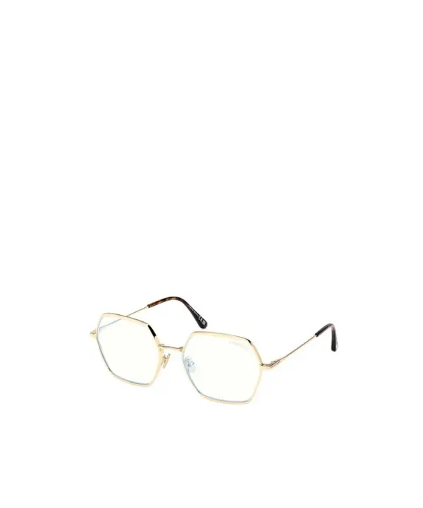 TOM FORD Geometric Frame Eyeglasses - White