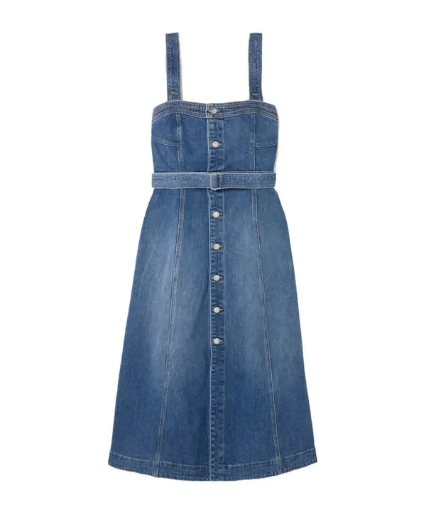 Simkhai Alba Denim Dress - Blue