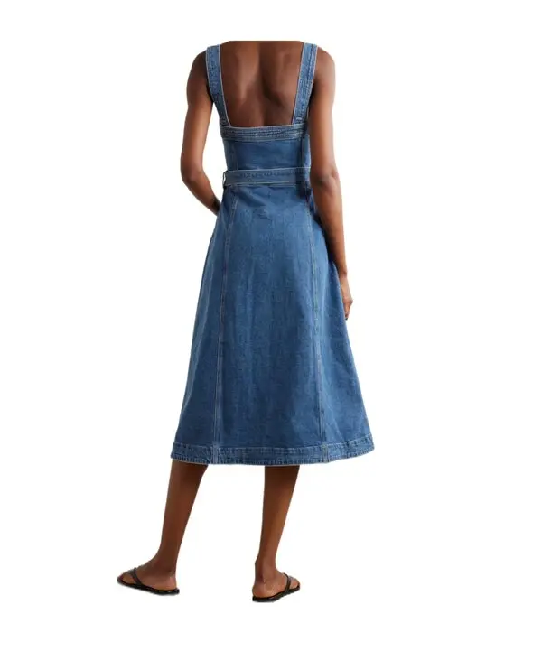 Simkhai Alba Denim Dress - Blue
