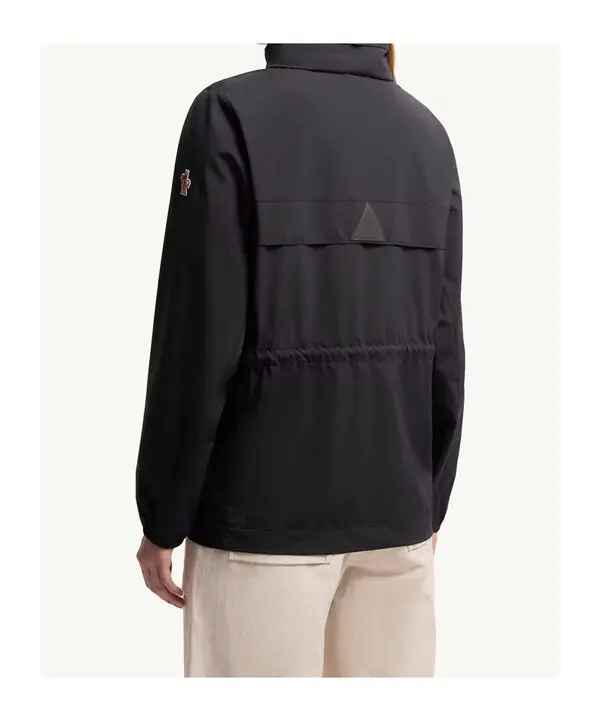 Moncler Soulare Hooded Jacket With Drawstring Closure - Black