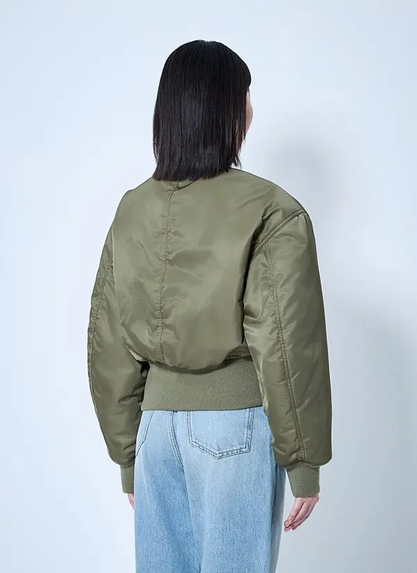 Saint Laurent Zip-up Padded Bomber Jacket