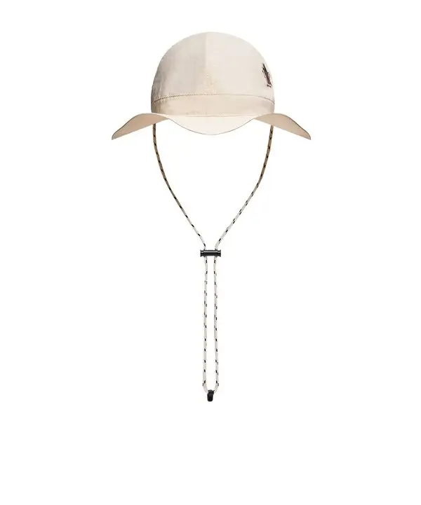 Moncler Wide Brim Bucket Hat - White