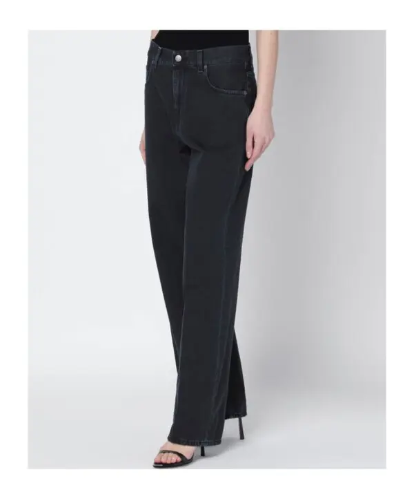 HAIKURE Bonnie Bull Straight-leg Jeans - Charcoal