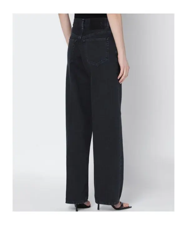 HAIKURE Bonnie Bull Straight-leg Jeans - Charcoal