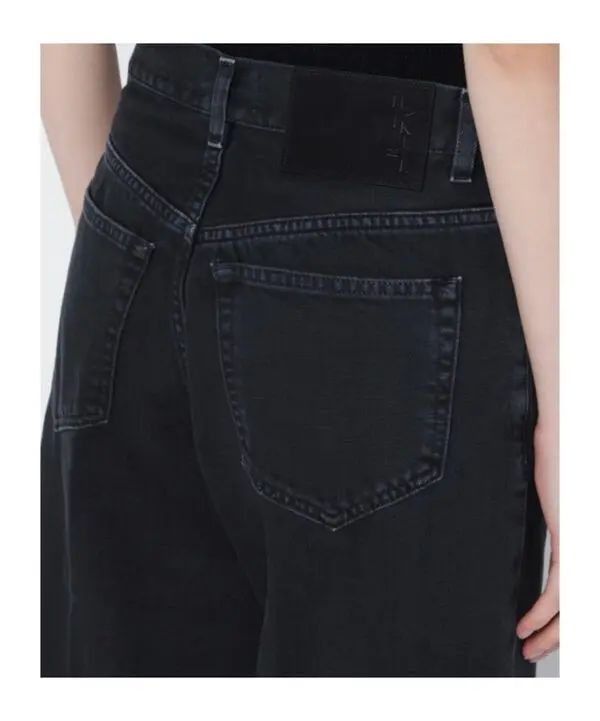 HAIKURE Bonnie Bull Straight-leg Jeans - Charcoal